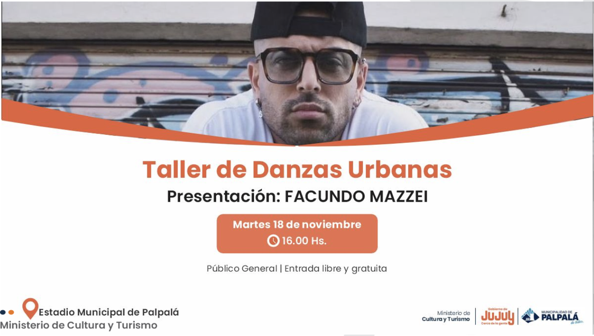 Palpalá baila al ritmo urbano con Facundo Mazzei