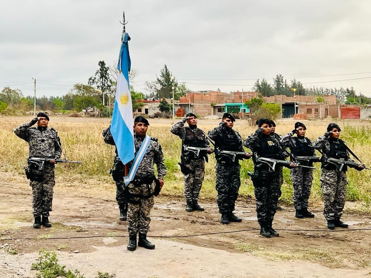 Se inauguró un nuevo destacamento policial en Monterrico