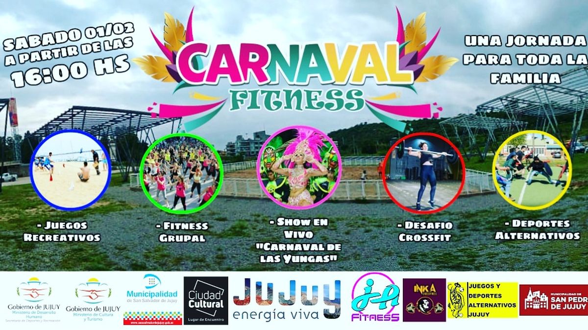 Carnaval Fitness en la Ciudad Cultural