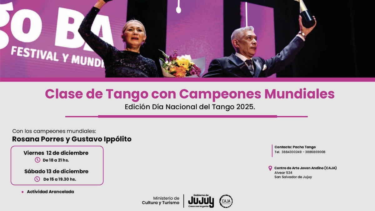 El Día Nacional del Tango se vivirá con shows y clases a cargo de ...