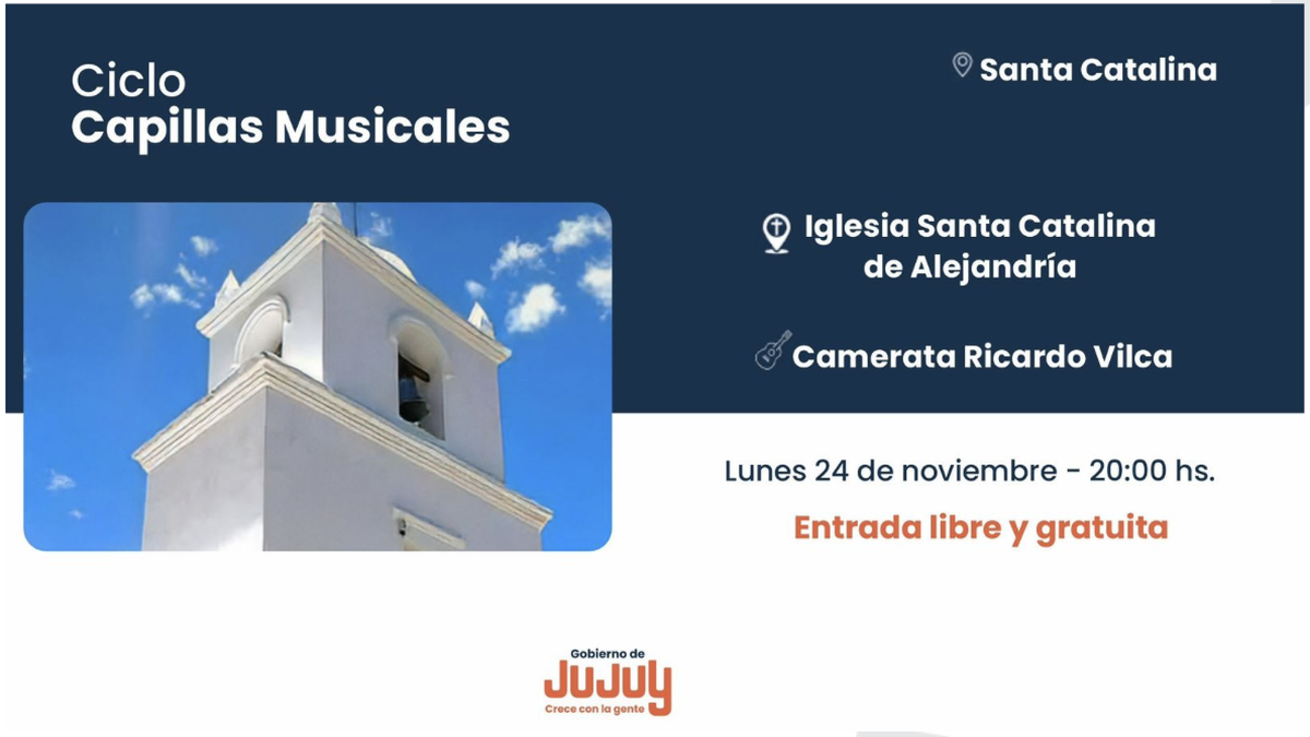 La Camerata Ricardo Vilca llega a Santa Catalina