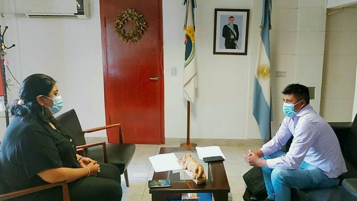 La cartera de Desarrollo articula agenda social con el jefe comunal de ...