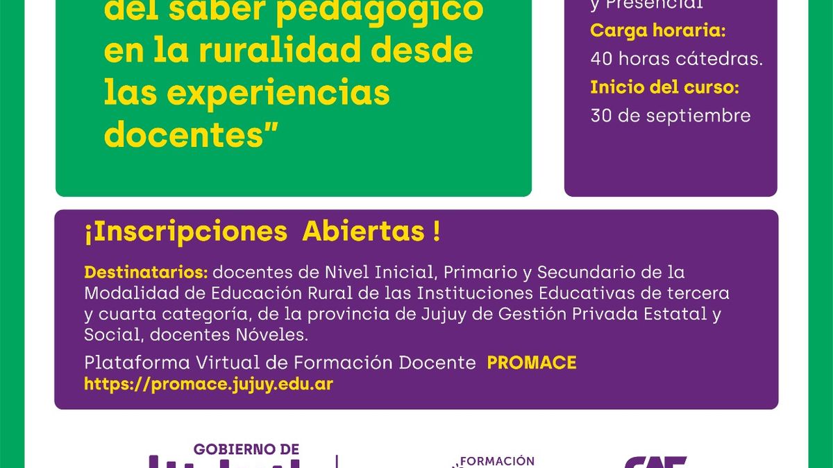 Curso para el fortalecimiento de la Educación Rural
