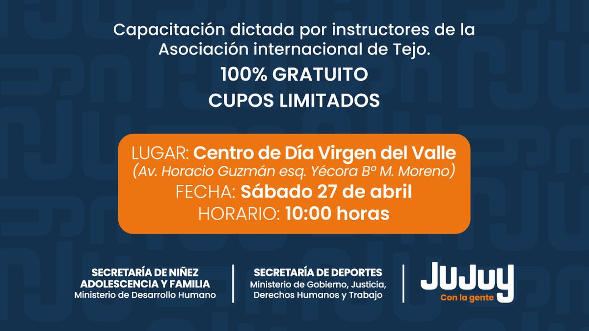 Inscripciones para curso de iniciación y actualización en tejo