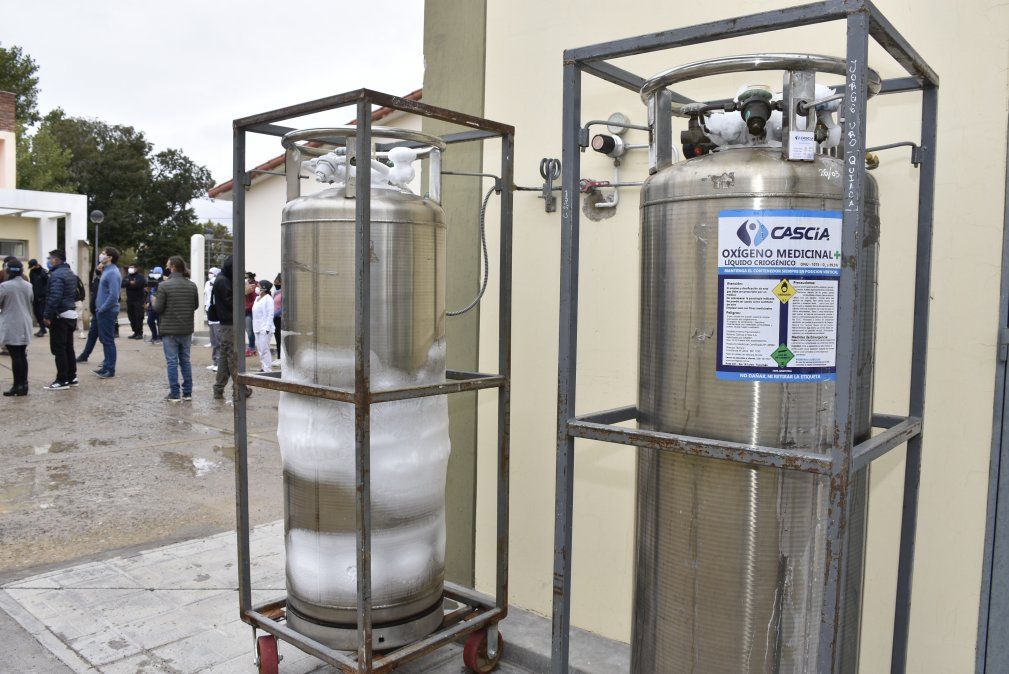 Morales destacó la obra de provisión de oxígeno en el hospital Jorge Uro